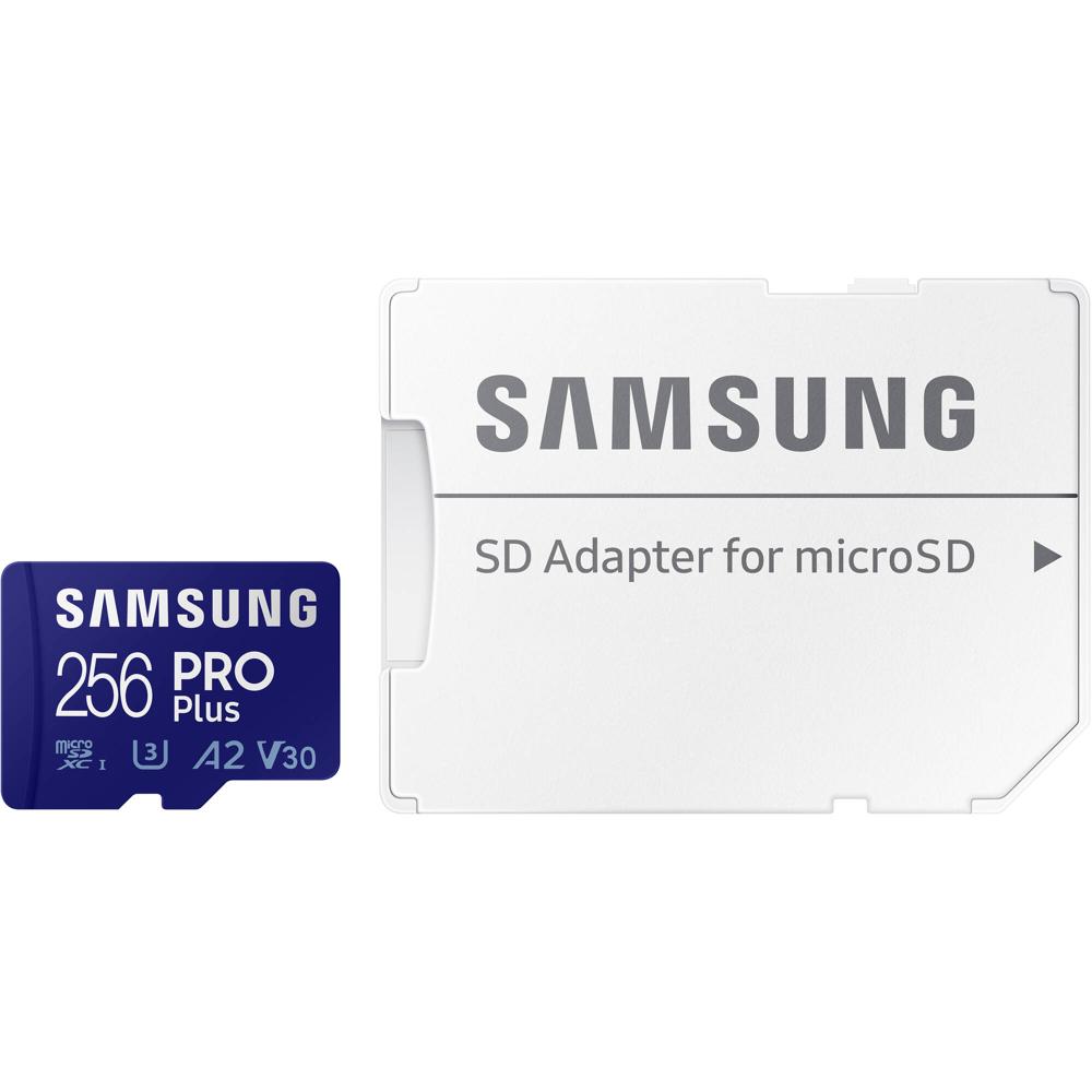 Tarjeta de Memoria Samsung 256GB PRO Plus microSDXC con Adaptador SD ...
