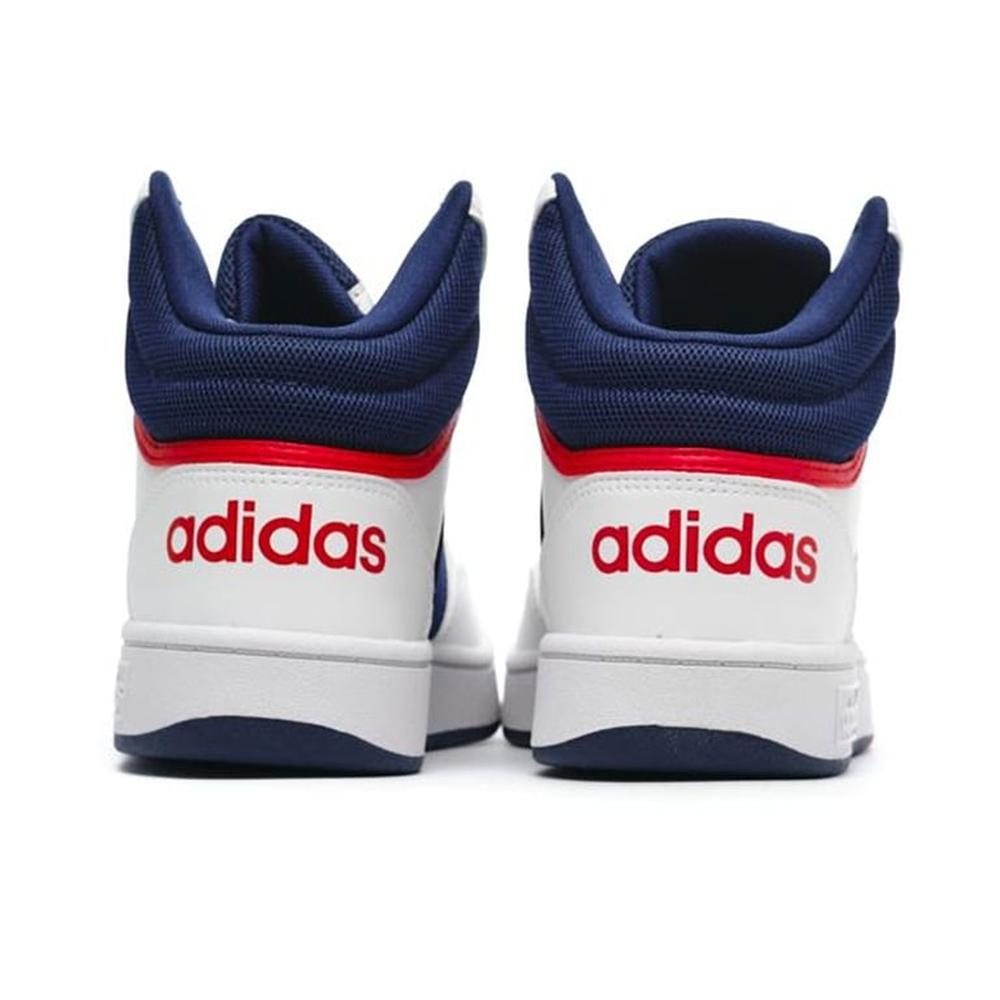 Zapatillas urbanas Adidas Hoops 3.0 Mid Jr GZ9647 - Blanco - Oechsle