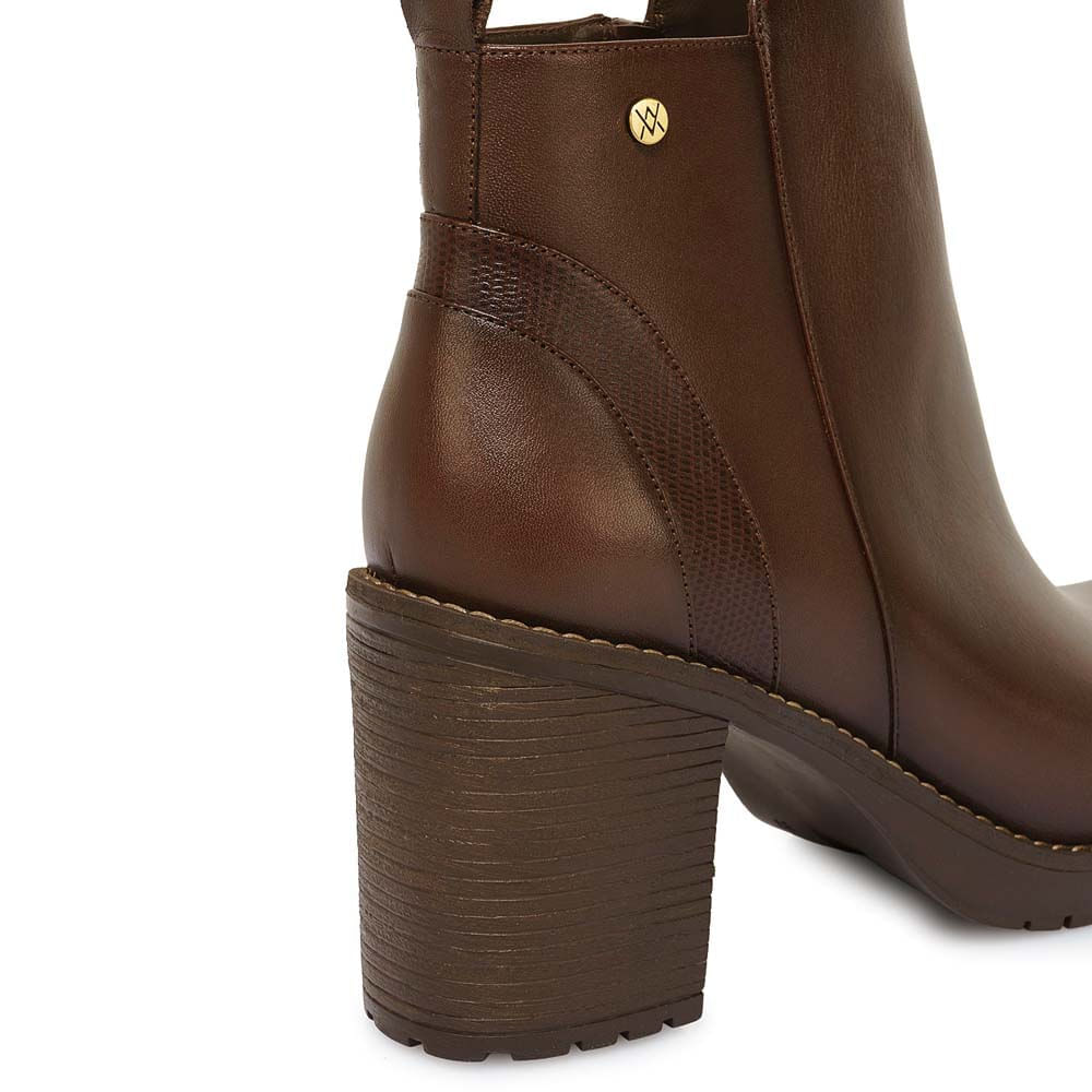 Botín Casual LINDA-2513 Africano Viale Cuero - Oechsle