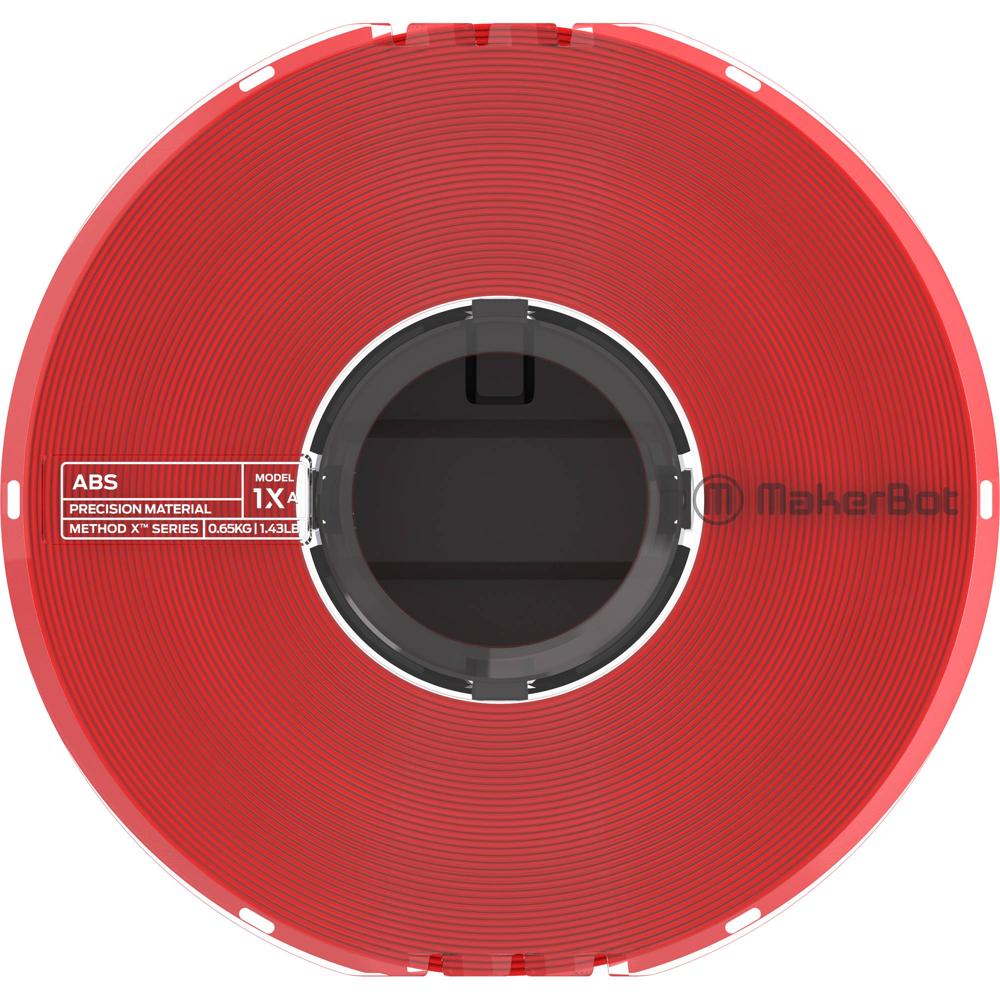 MakerBot METHOD X Filamento ABS True Color (Rojo) - Para Impresora 3D METHOD X, 1 Bobina ...