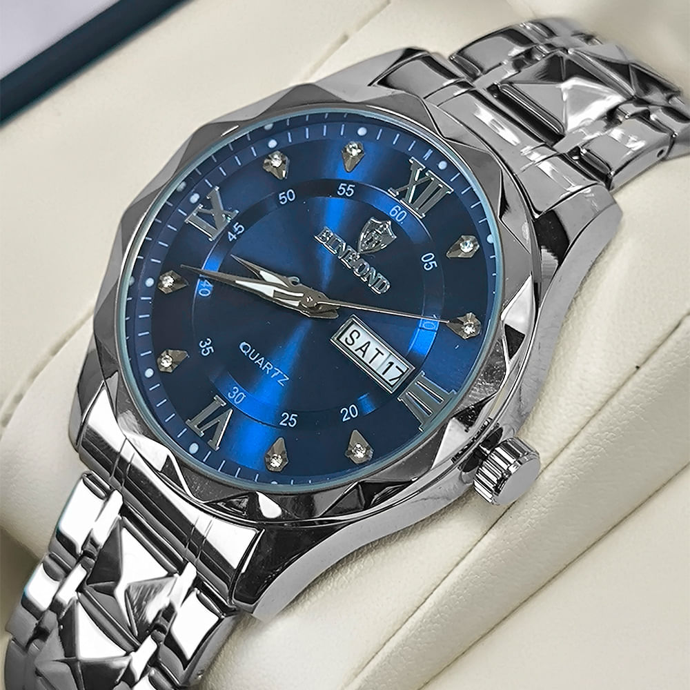 Reloj BINBOND Elegante para Hombre - Acero - Blanco/Plata | Oechsle ...