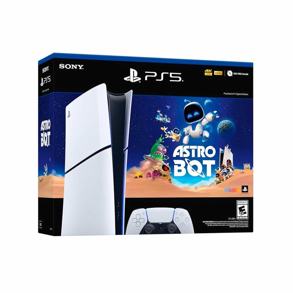 Consola Playstation 5 Slim Edicion Digital Bundle Astrobot 1TB SSD ...