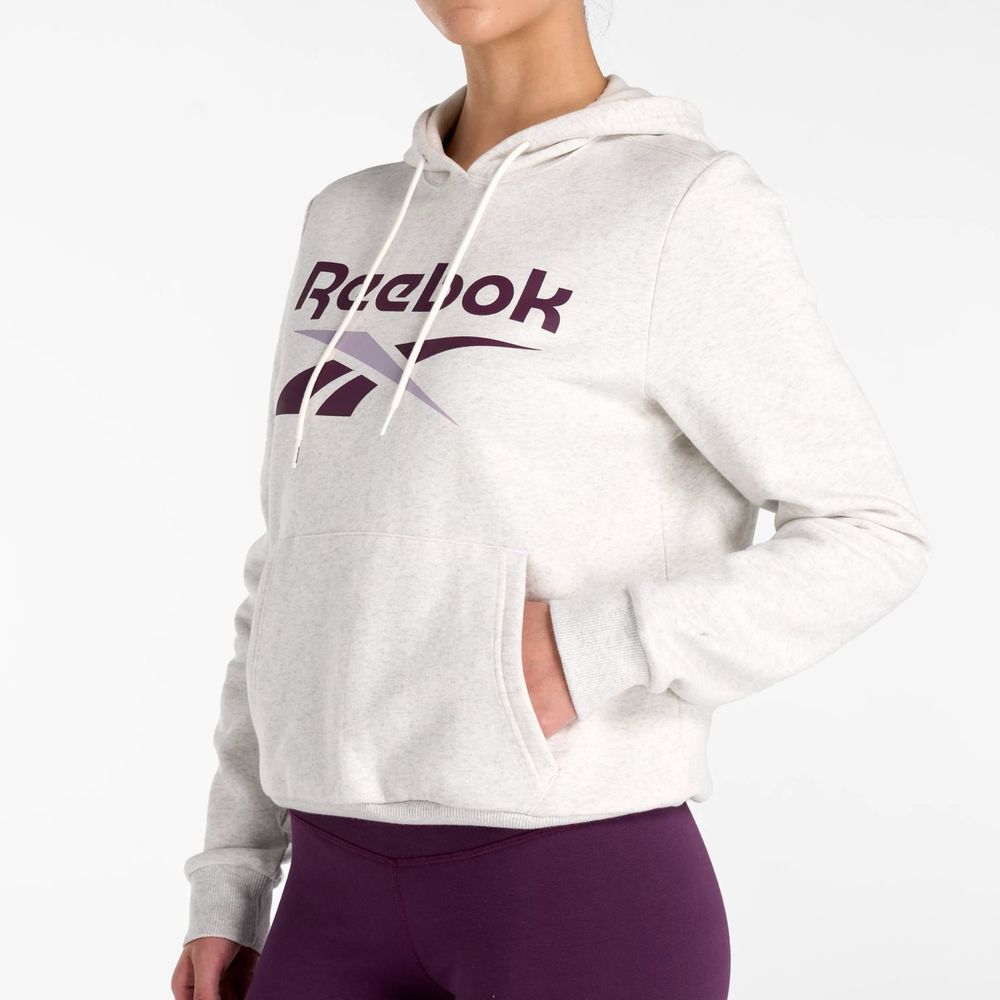 Polera Deportiva Reebok Mujer Id Big Logo Fle Hd 100206424 Blanco ...