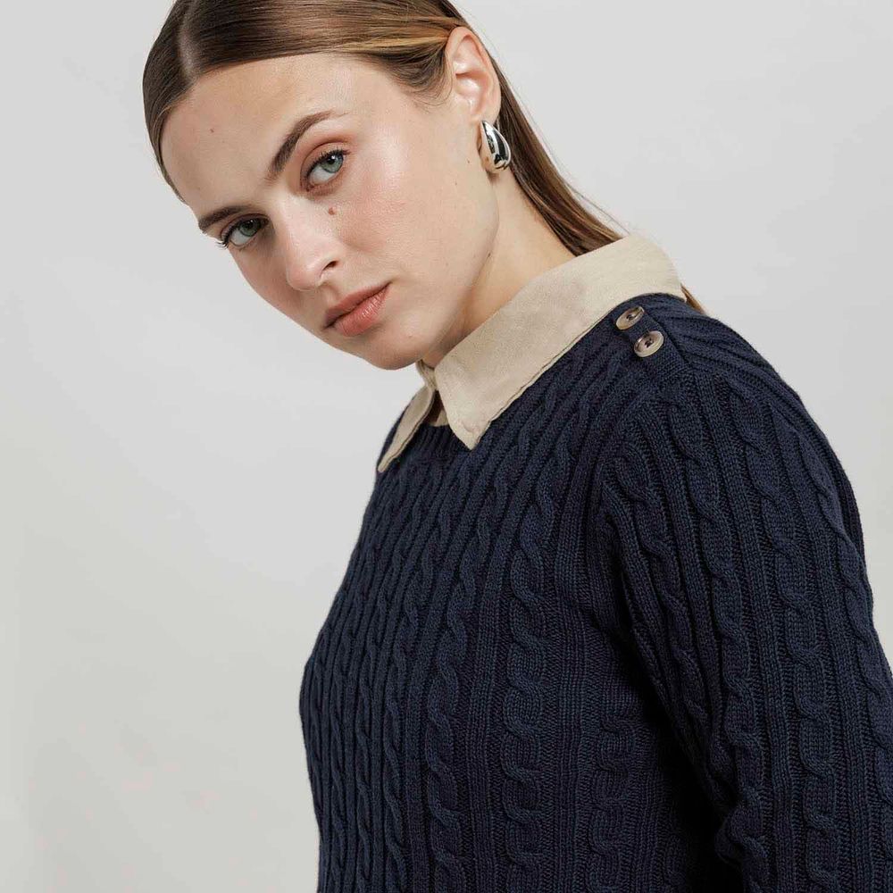 Chompa Mujer Amc Trenza | Oechsle.pe - Oechsle