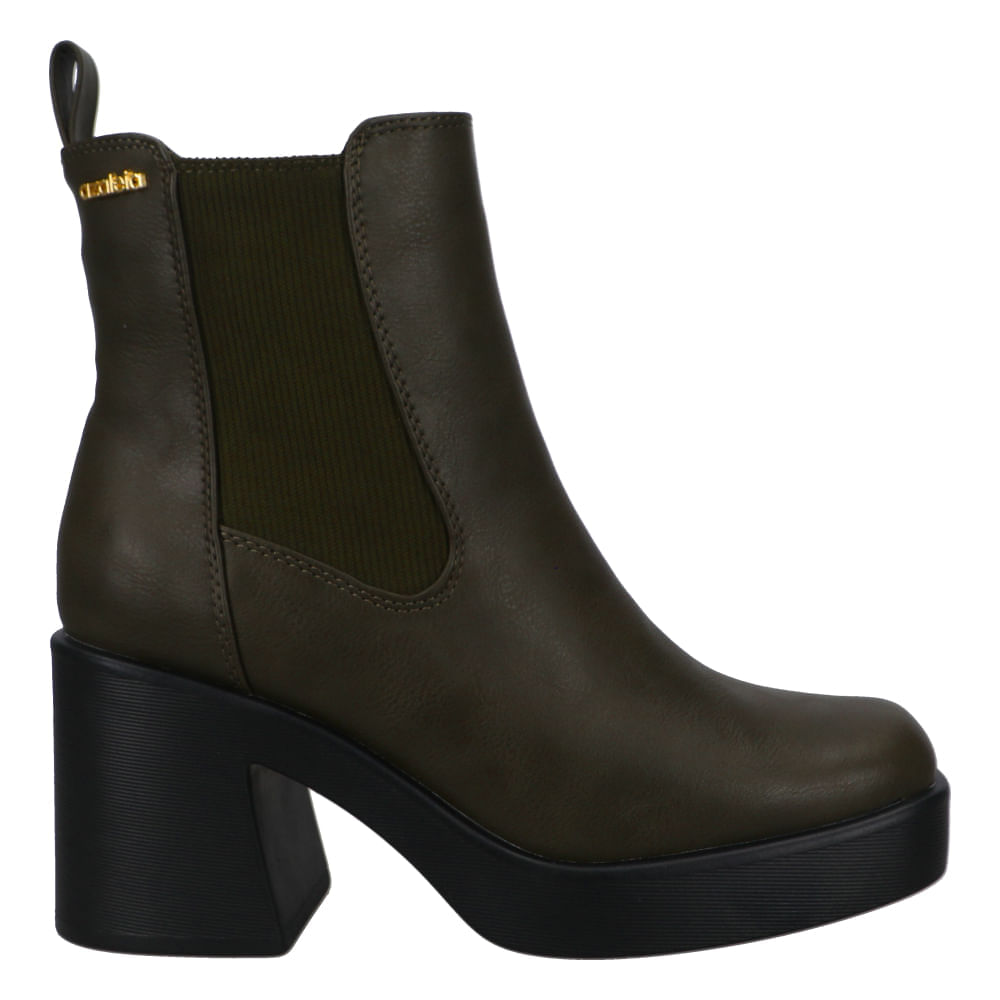 Botines Azaleia Mujer Bonnie-022 Verde | Oechsle - Oechsle