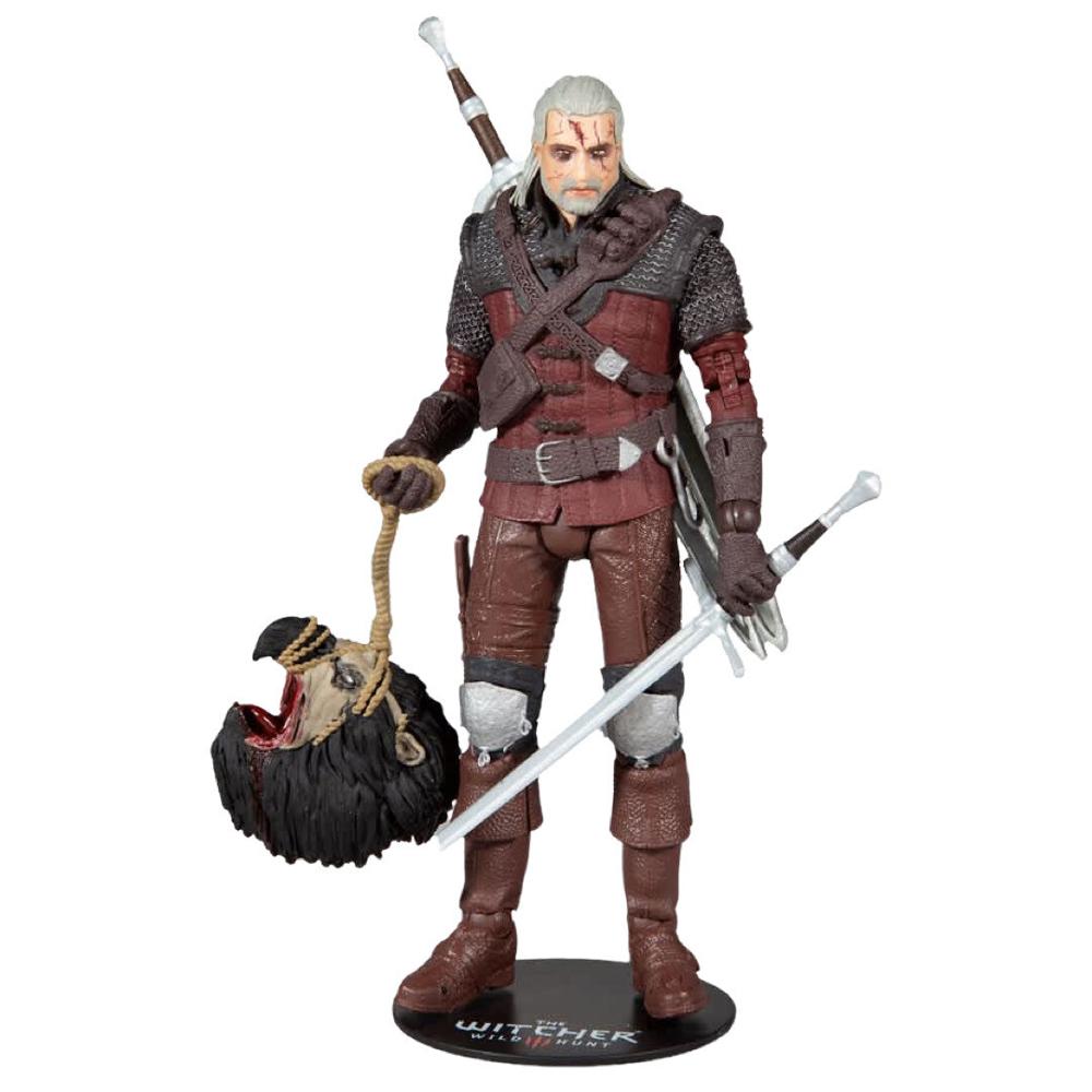 McFarlane Toys Geralt Of Rivia (Wolf Armor Toxic) - Platinum Edition ...