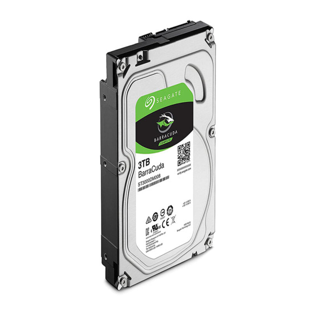 DISCO DURO INTERNO SEAGATE BARRACUDA 3TB, 64 MB, 7200 RPM, SATA3, 3.5" - P/N: ST3000DM008 - Oechsle