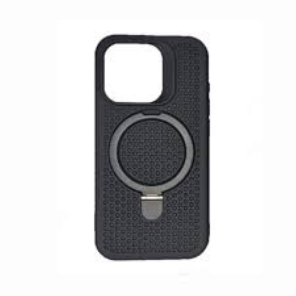 Case moket con soporte y magsafe para iphone 14 pro max negro - Oechsle