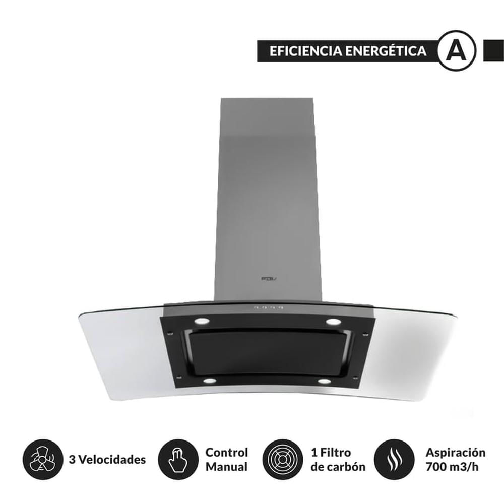 Campana Isla New Crystal FDV - Oechsle