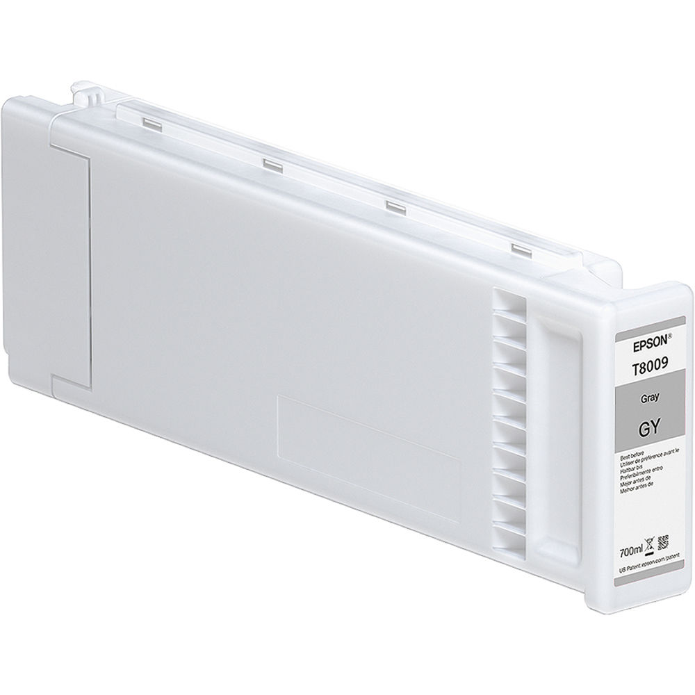 Cartuchos de Tinta Epson T800900 UltraChrome PRO Gray (700mL, Paquete ...