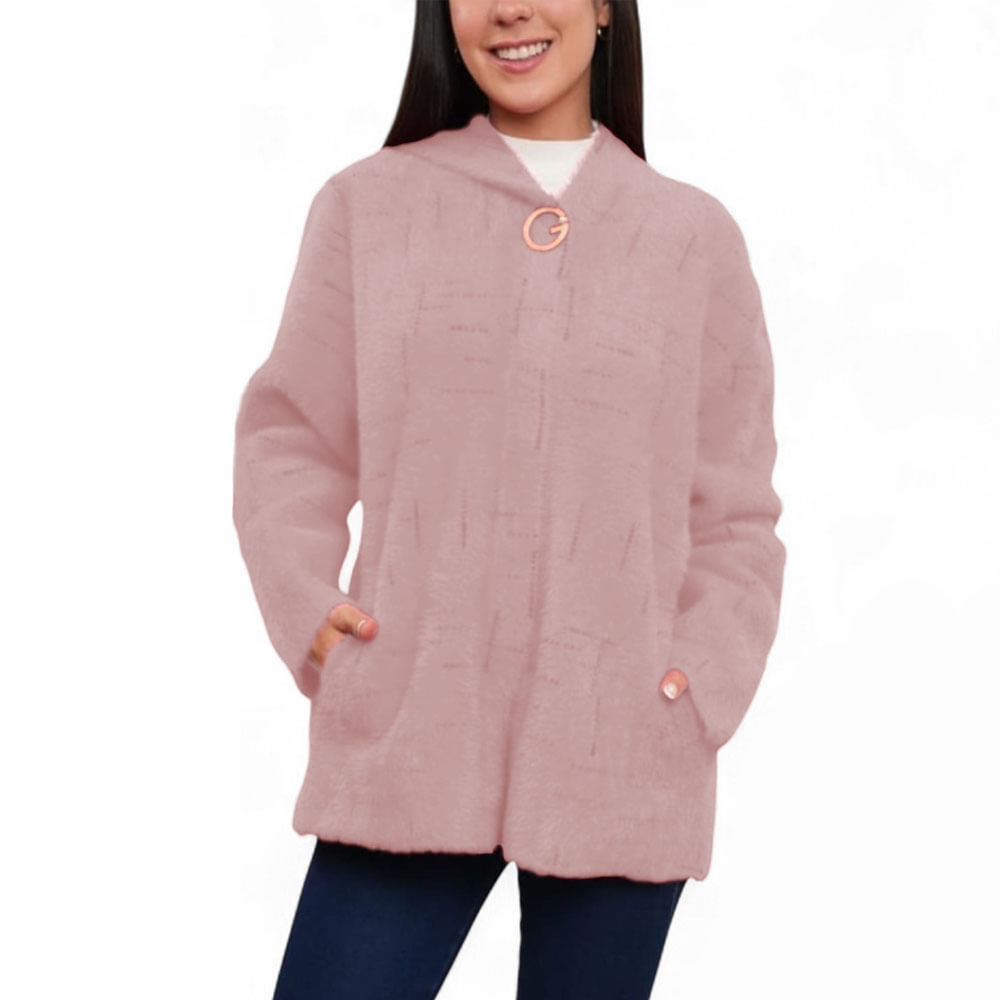 Abrigo Mujer Linda Laberinto Import Jul-65 Color Rosado - Oechsle