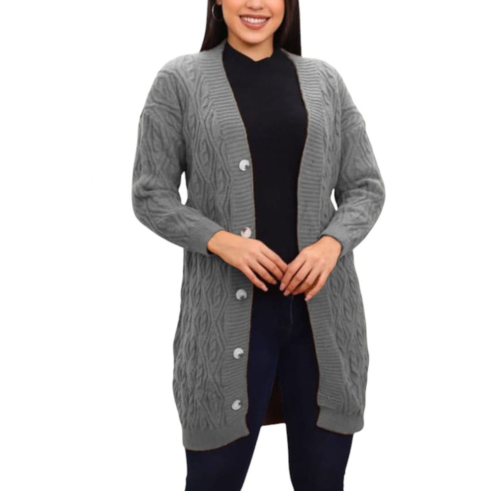 Abrigo Mujer Cabañi Import Jul-48 Color Plomo - Oechsle