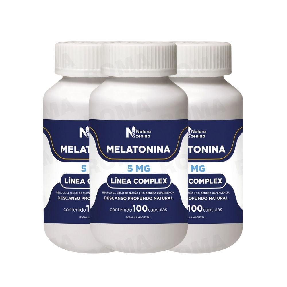PACK 3 MELATONINA COMPLEX 5MG ZENLAB| Oechsle.pe - Oechsle