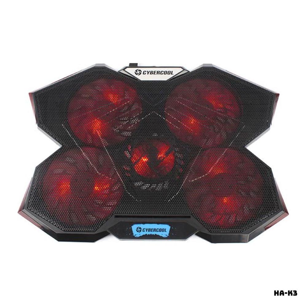 Cooler CYBERCOOL Para Laptop Con 5 Ventiladores HA-K3| Oechsle.pe - Oechsle