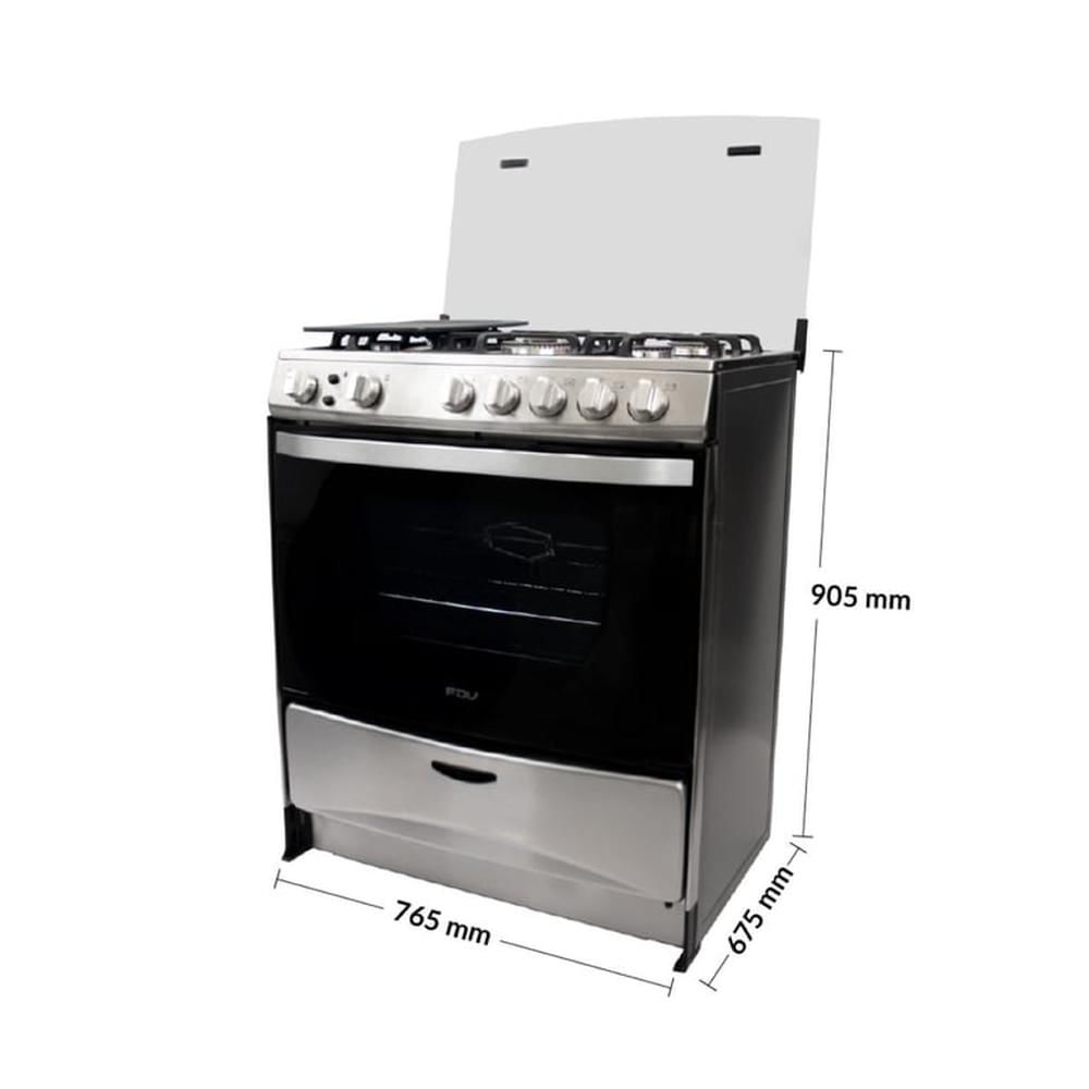 Cocina a pie Expert 76 cm GLP (Balón de Gas) FDV| Oechsle.pe - Oechsle