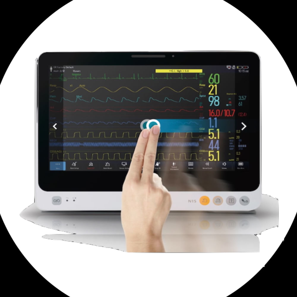 Monitor de Signos Vitales Comen ND 12 con Pantalla Táctil de 5 ...