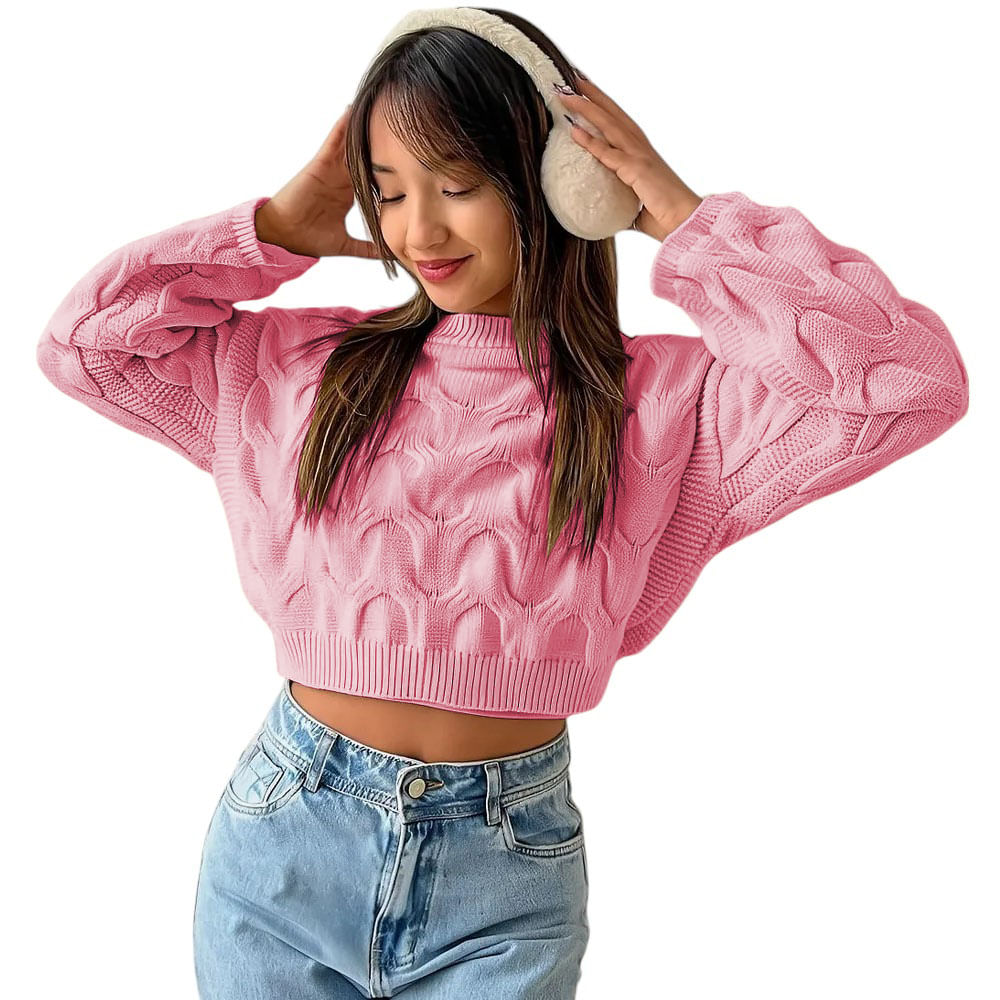 Chompa Mujer Hilo Clasico 359G-23 Color Rosado - Oechsle