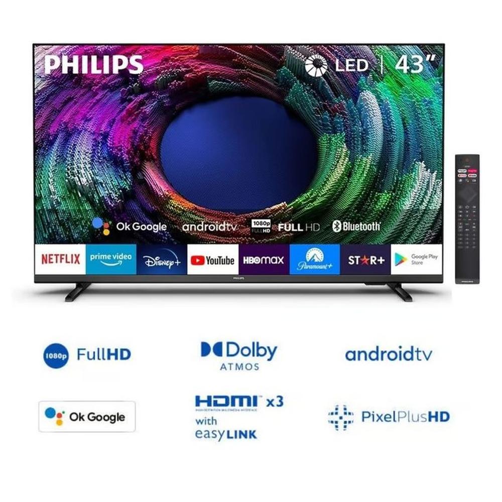 TELEVISOR PHILIPS 43 SMART TV ANDROID LED 43PFD6917| Oechsle.pe - Oechsle