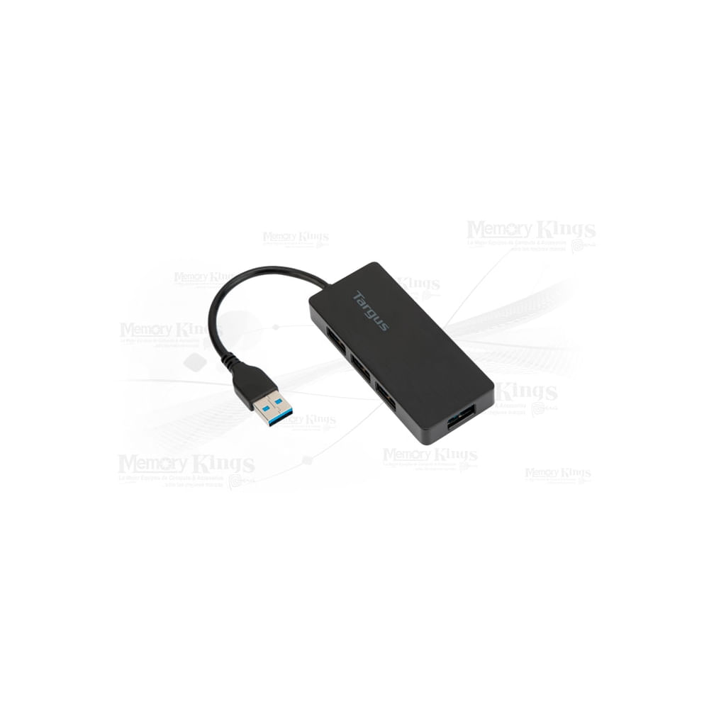 Hub Usb Targus 4 Puertos Usb-A 3.0 Negro - Conexión Rápida Y Eficiente Para Todos Tus ...