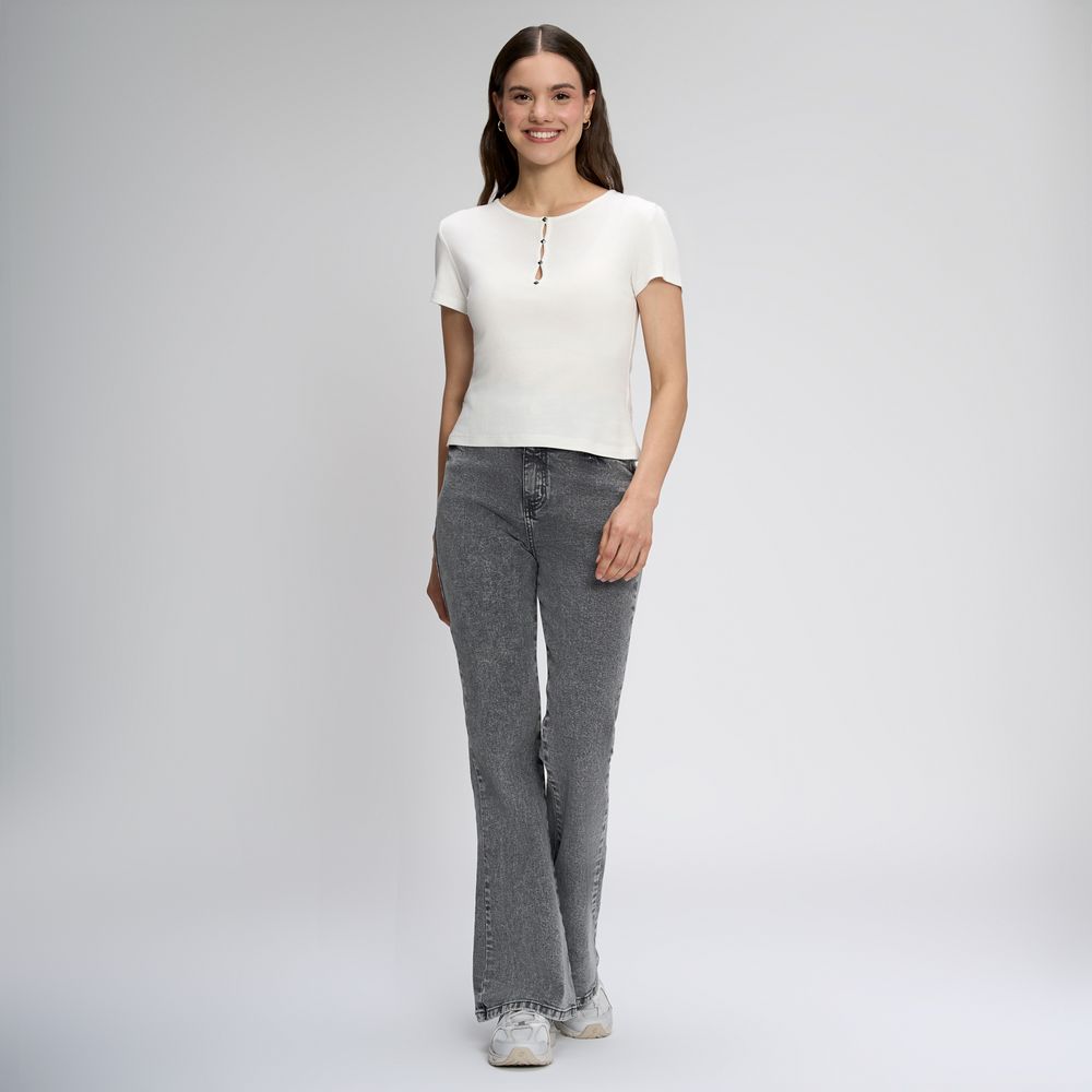 Jean Mujer Hypnotic Gris | Oechsle.pe - Oechsle