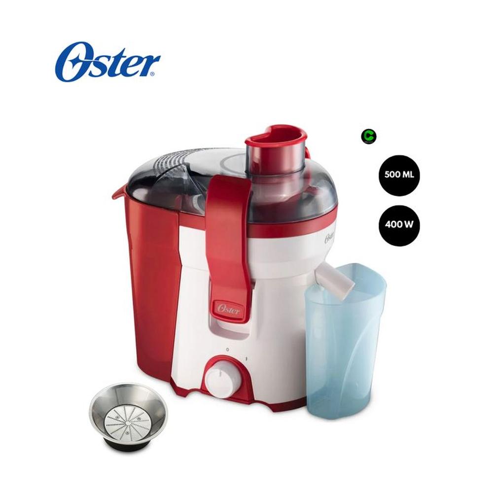 Extractor OSTER de jugos 500ml FPSTJE316R RojoBlanco| Oechsle - Oechsle