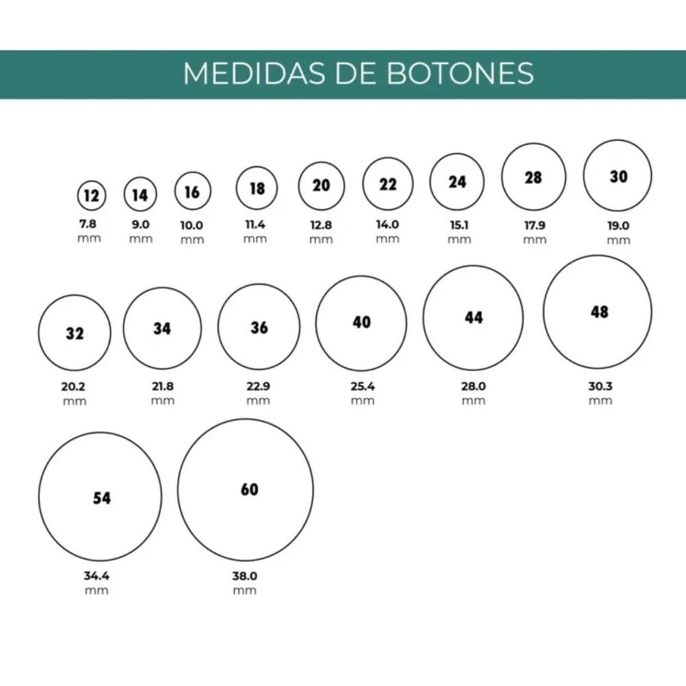 Dado Troquel para Forrar Boton Botones Numero 36| Oechsle - Oechsle