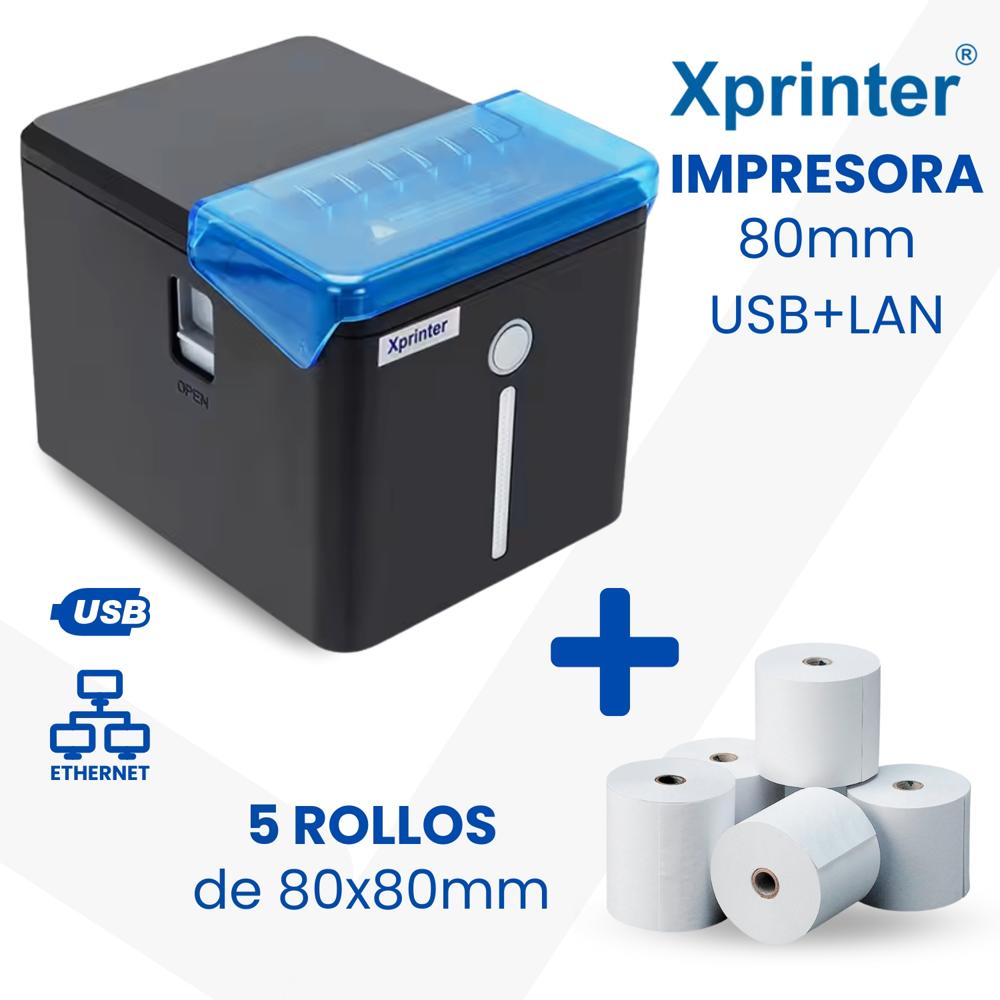 Impresora Ticketera Térmica 80MM USB + LAN XPRINTER XP-Q80K| Oechsle - Oechsle