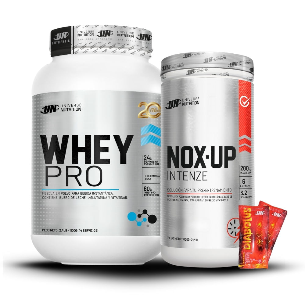 Whey Pro 1.1Kg Vainilla+Nox Up 1Kg+2 Diabolus - Oechsle