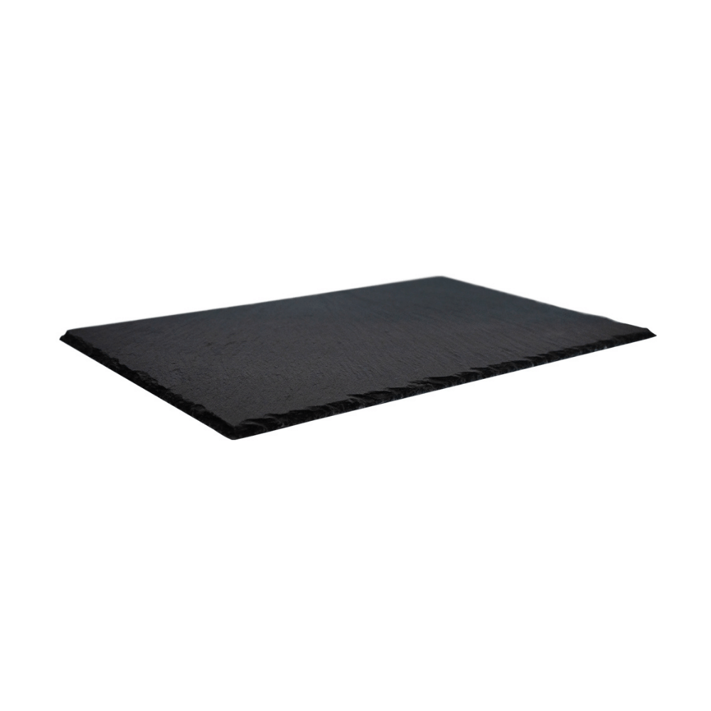 Plato Rectangular Piedra Pizarra 30cm Wayu - Oechsle
