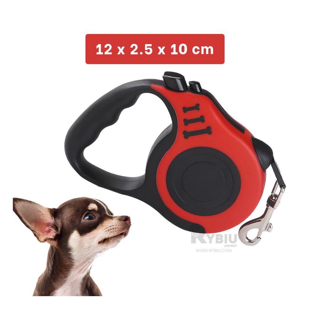 Soga de Paseo 3M Pet Ligero Rojo Y+Stickers| Oechsle - Oechsle