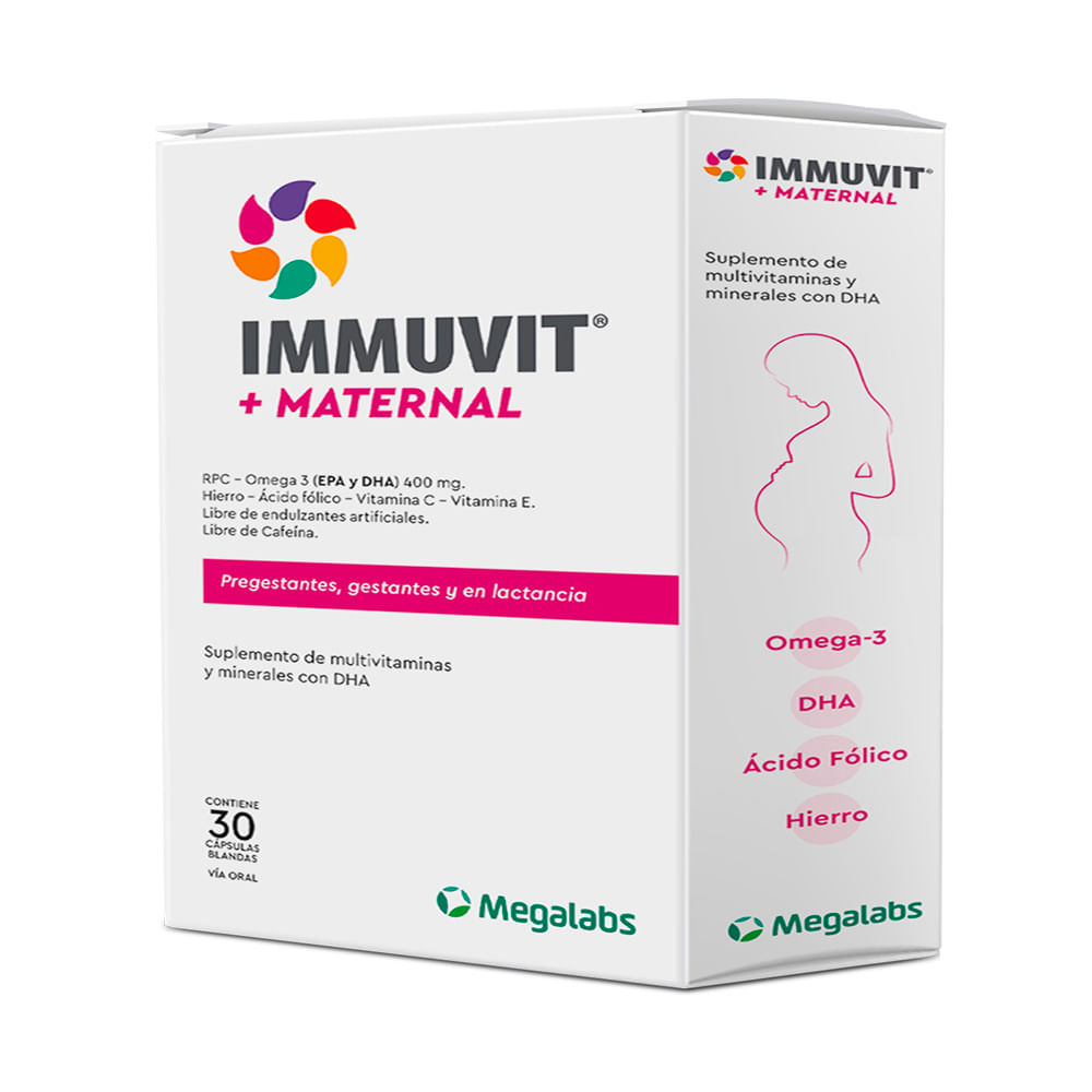 Immuvit + Maternal Cápsula Blanda| Oechsle - Oechsle