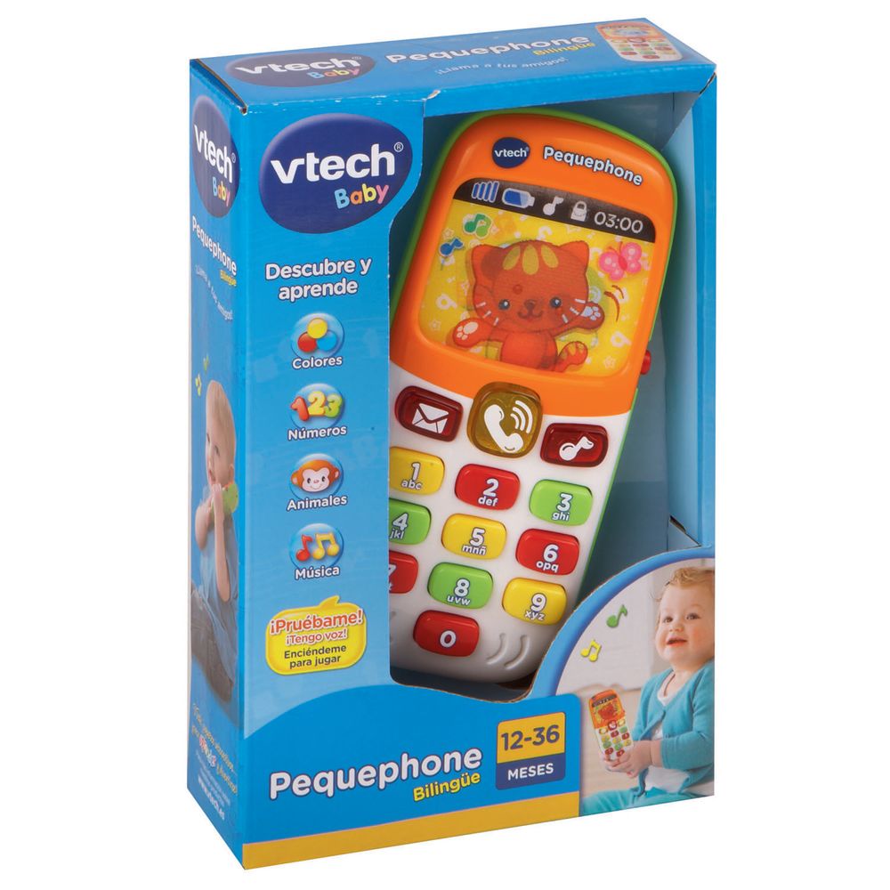 Teléfono Para Bebe Vtech Peque Phone Bilingüe | Oechsle.pe - Oechsle