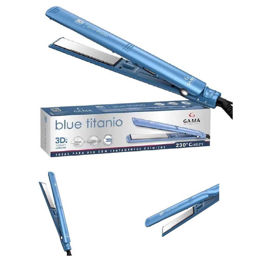 Plancha Alisadora Gama 3D Blue Titanio-Azul - Oechsle