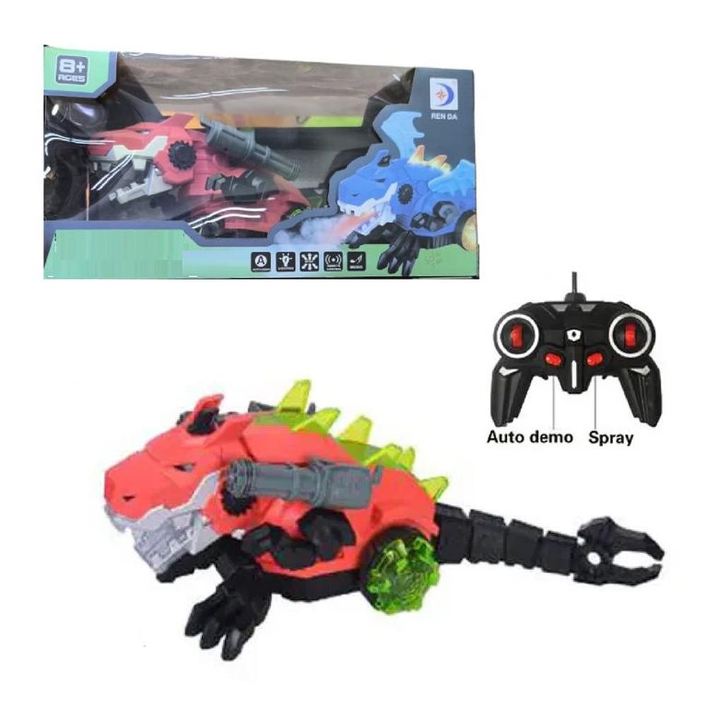 Robot Dinosaurio Smoking a Bateria Recargable -Rojo | Oechsle - Oechsle