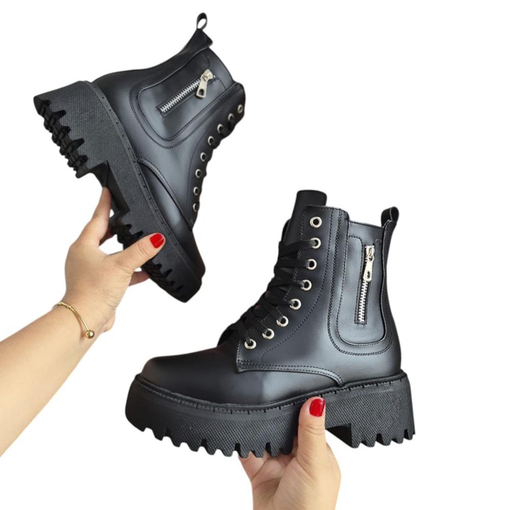 Botin Mujer Pasador 1177 5C-60 Color Negro - Oechsle