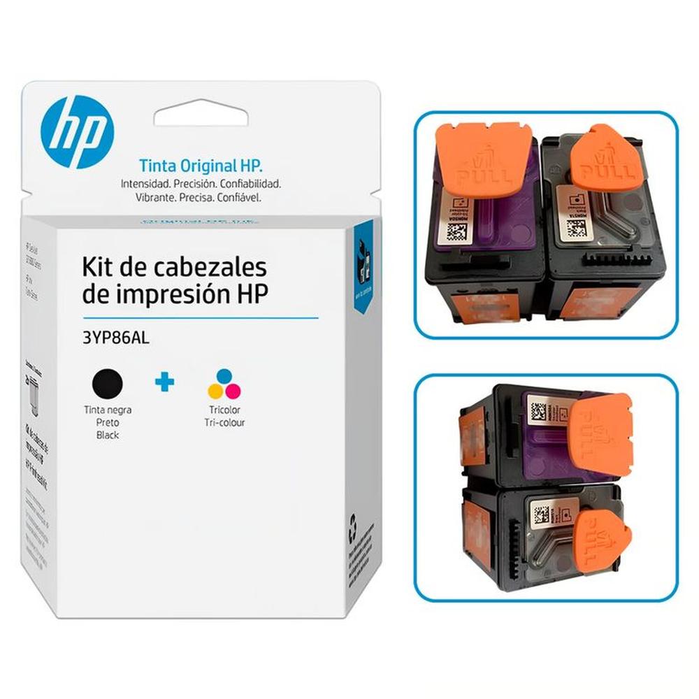 KIT DE CABEZAL HP 3YP86AL Tank 115 315 415 Negro y Tricolor - Oechsle