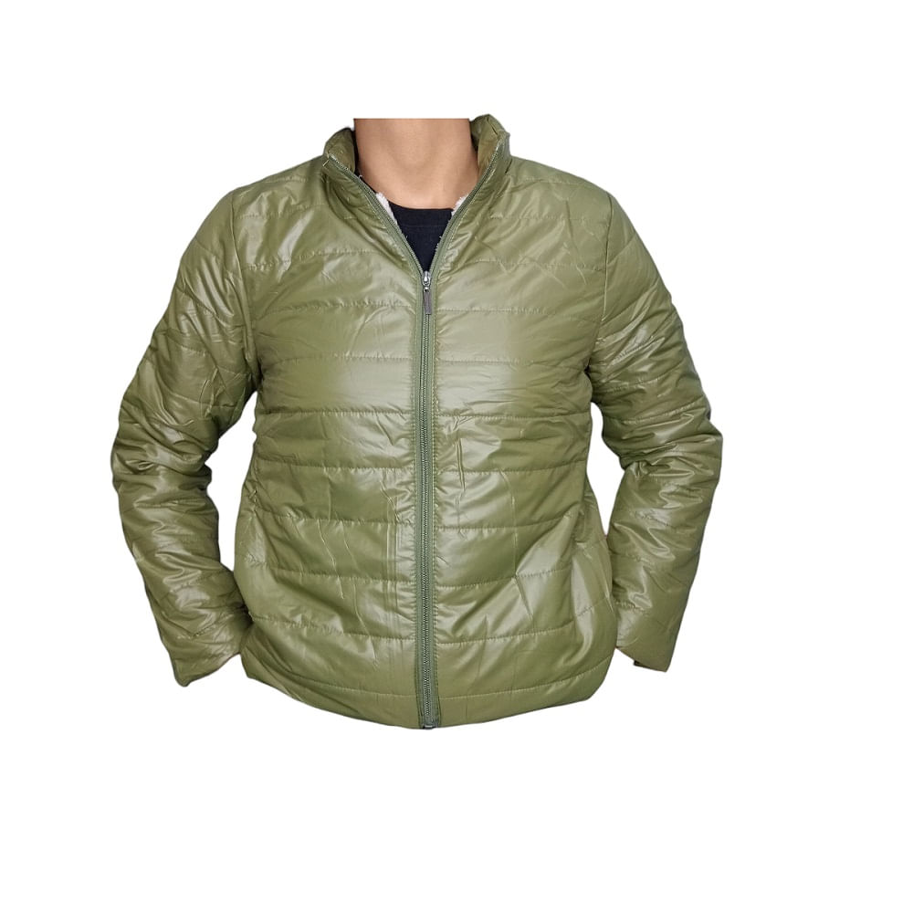 Casaca Acolchada Poliester para Mujer Verde XXL - Oechsle