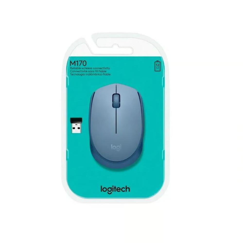 Mouse Logitech M170 Wireless Blue Gray - Oechsle