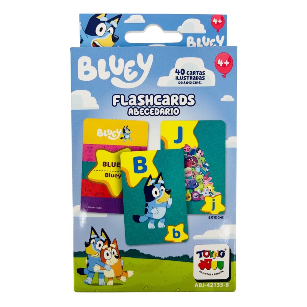 Juego de letras TOYNG Bluey Flash ABC ABJ-42135-B - Oechsle