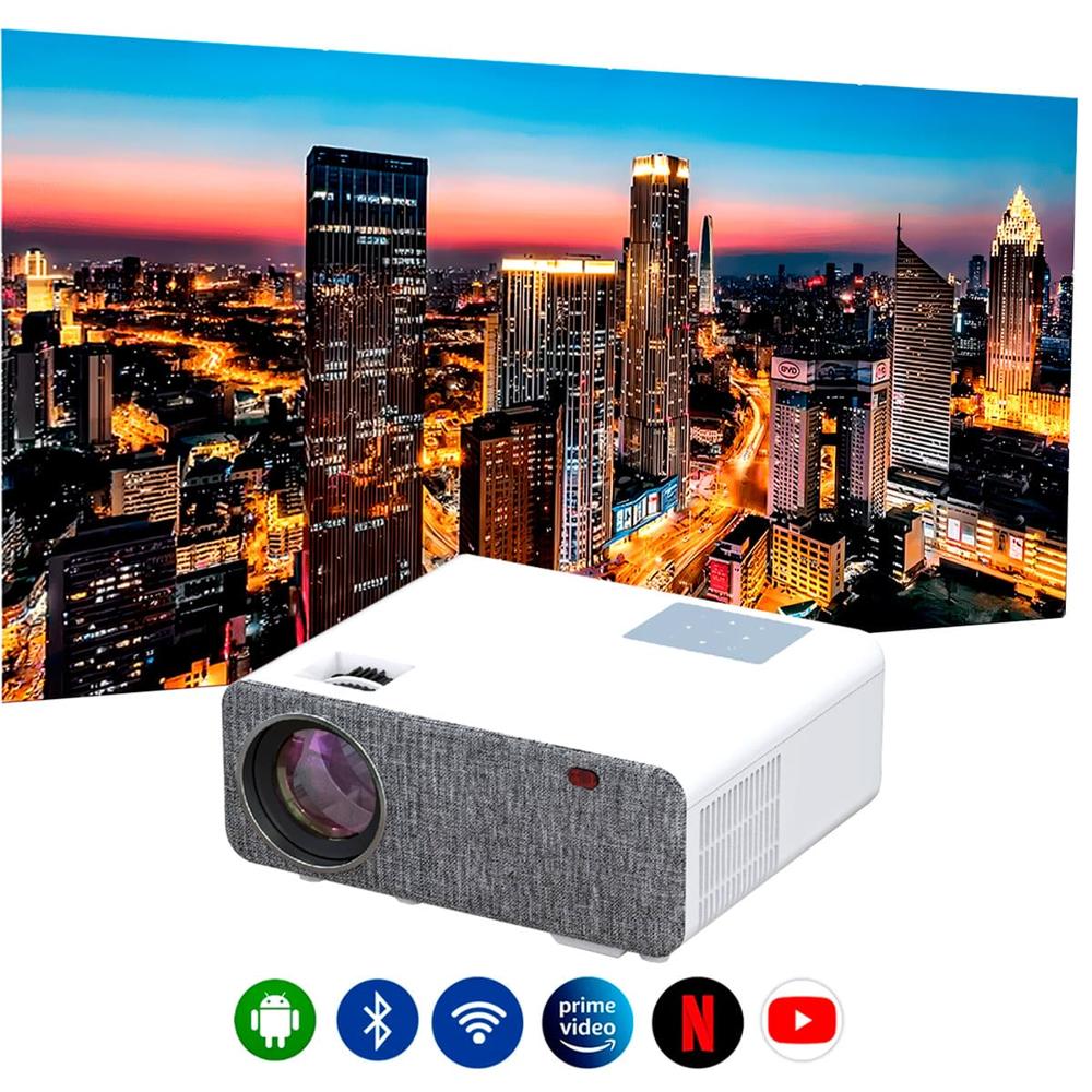 Proyector Smart Sd500 FullHD + Ecran 80 Pulgadas Gris Owlenz - Oechsle