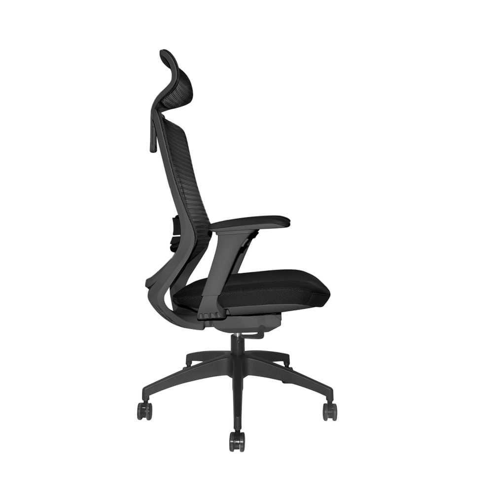 Silla Ergonómica Reclinable Con Slider Brazo 4D. Loop Negro Ofideas ...