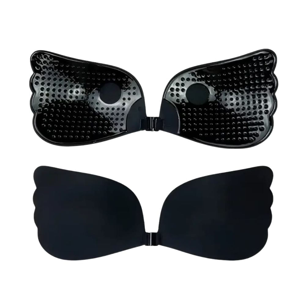 Brasier Broche Invisible Mariposa Negro D - Oechsle