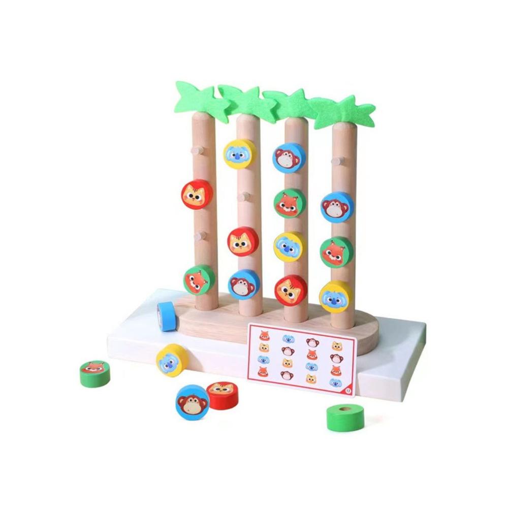 Juego Didáctico Montessori Clasificación 4 Colores de Animales - Oechsle
