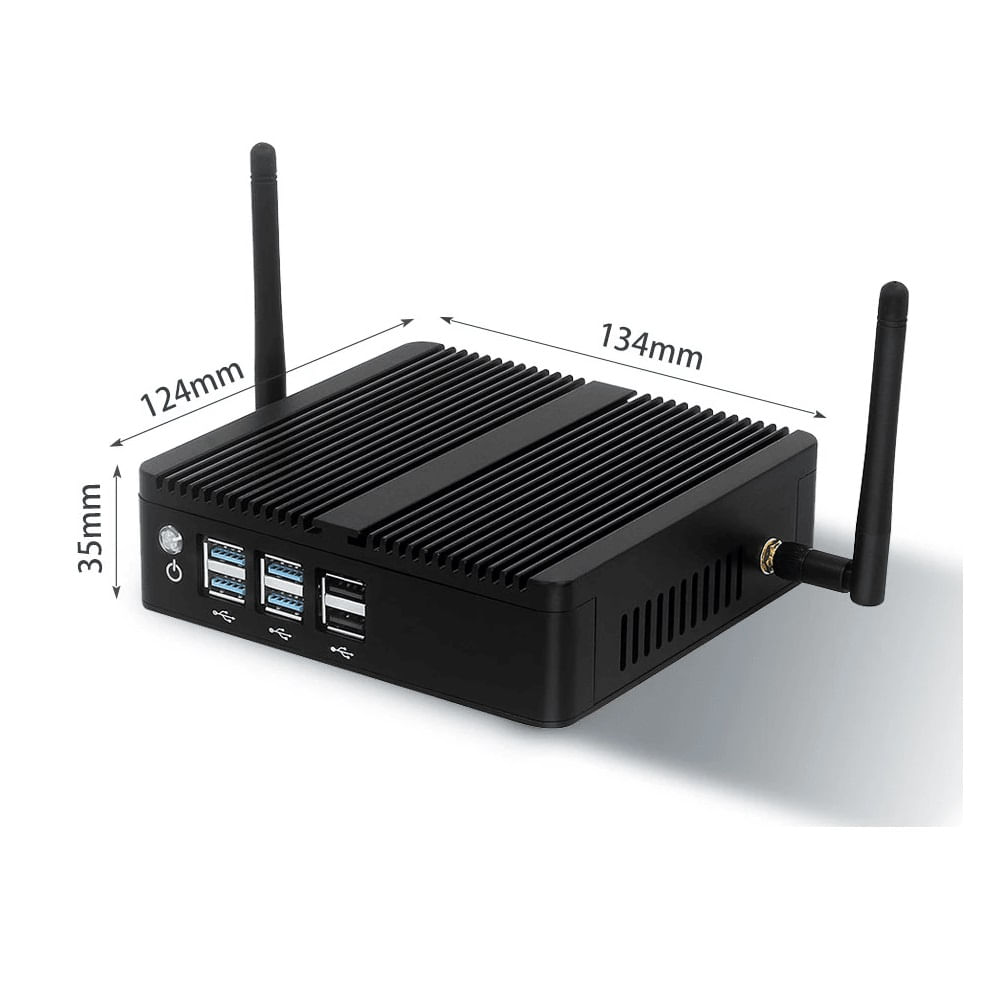 Mini PC Bebepc Fanless Compute Intel Celeron 512GB SSD 8GB - Oechsle