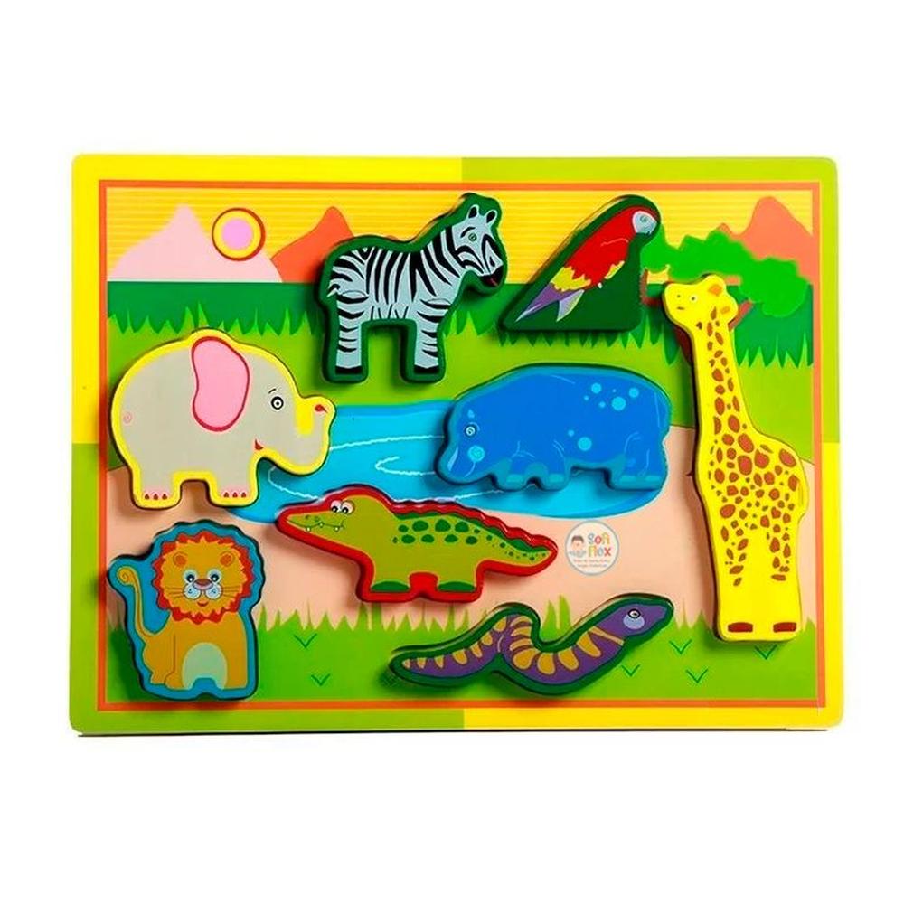 Rompecabeza en Alto Relieve Modelo Animales de la Selva - Oechsle