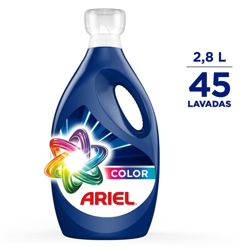 Detergente Líquido ARIEL Color Botella 2800ml - Oechsle