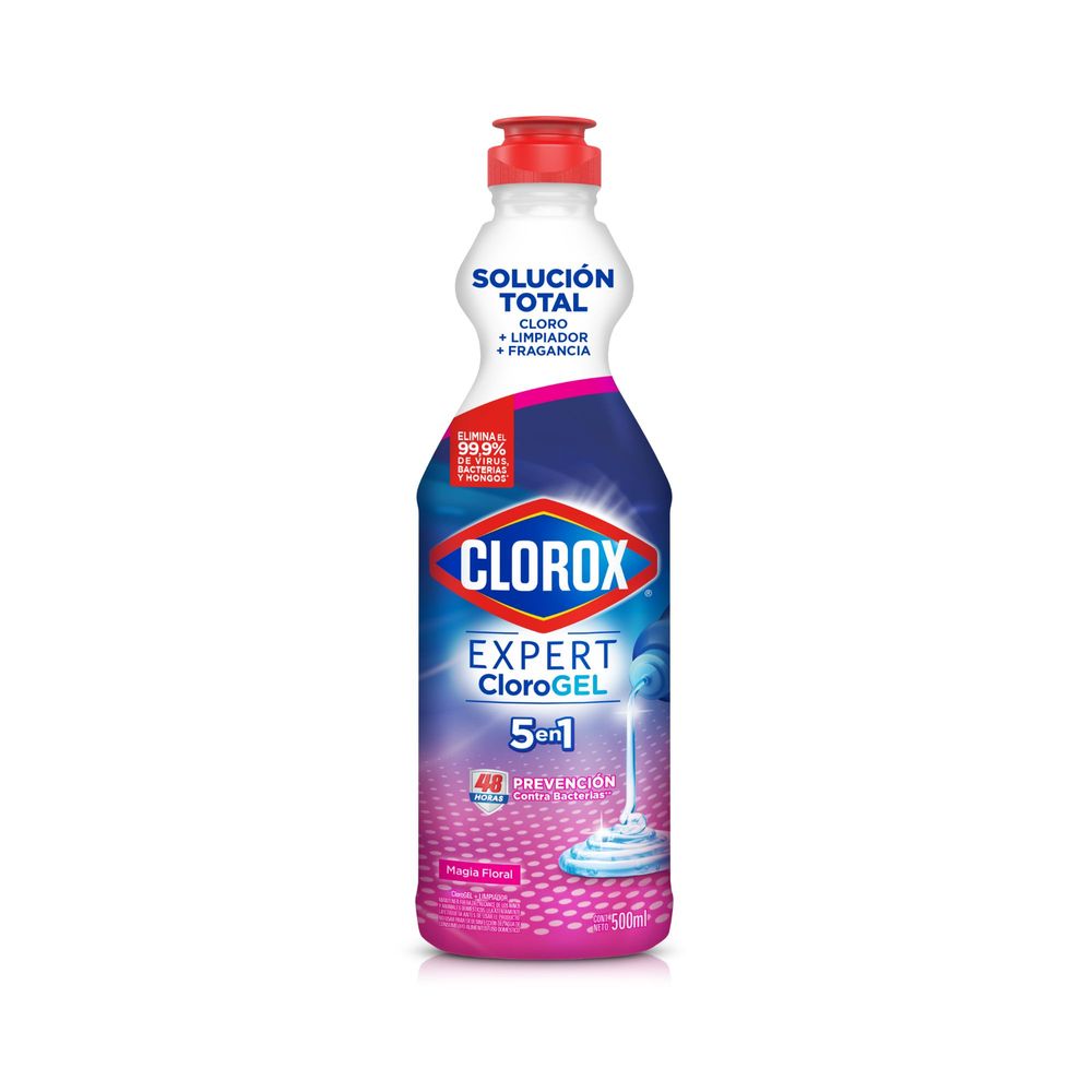 Lejía en Gel CLOROX Magia Floral Botella 500ml - Oechsle