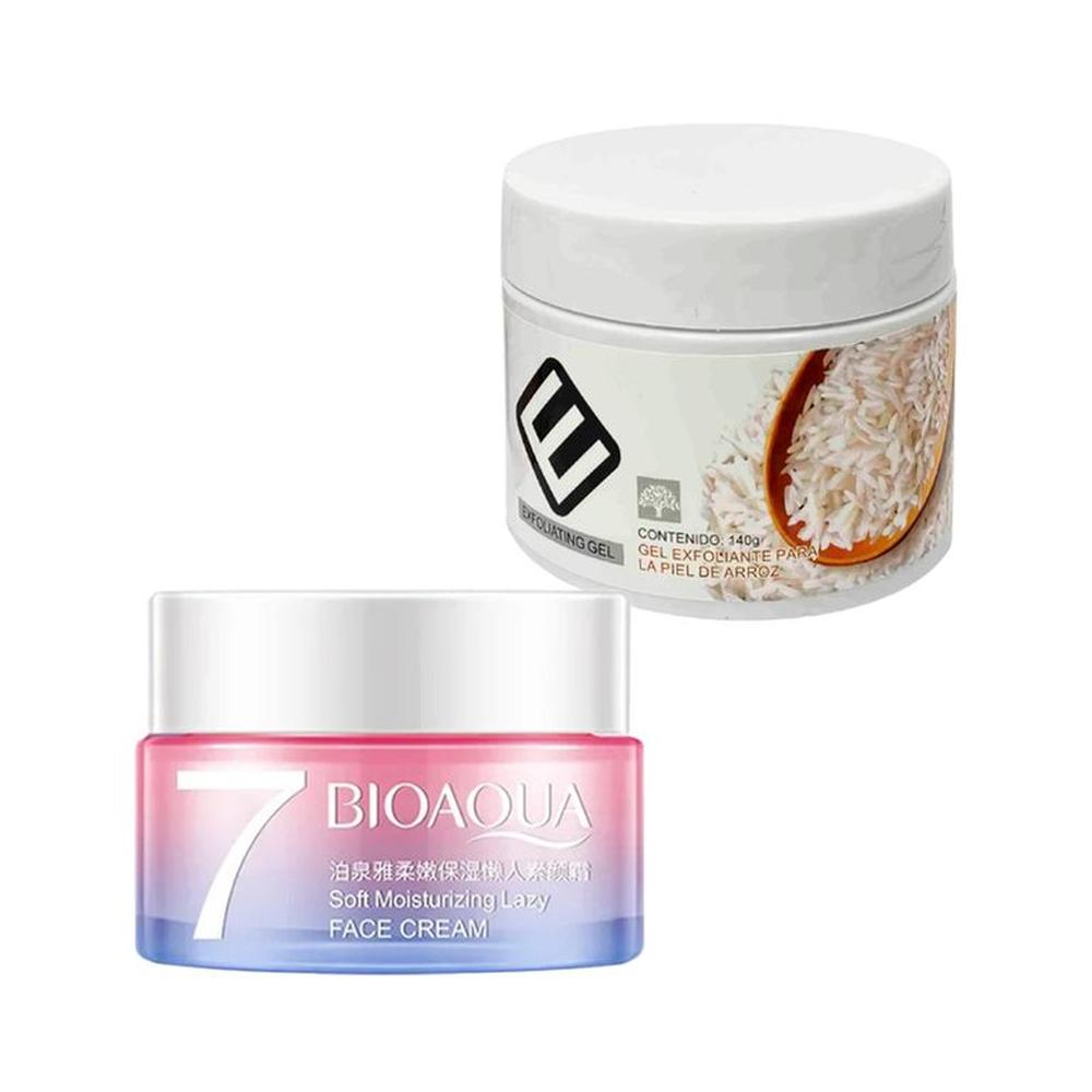 Crema Facial Aclaradora + Gel Blanqueador Extracto de Arroz - Oechsle