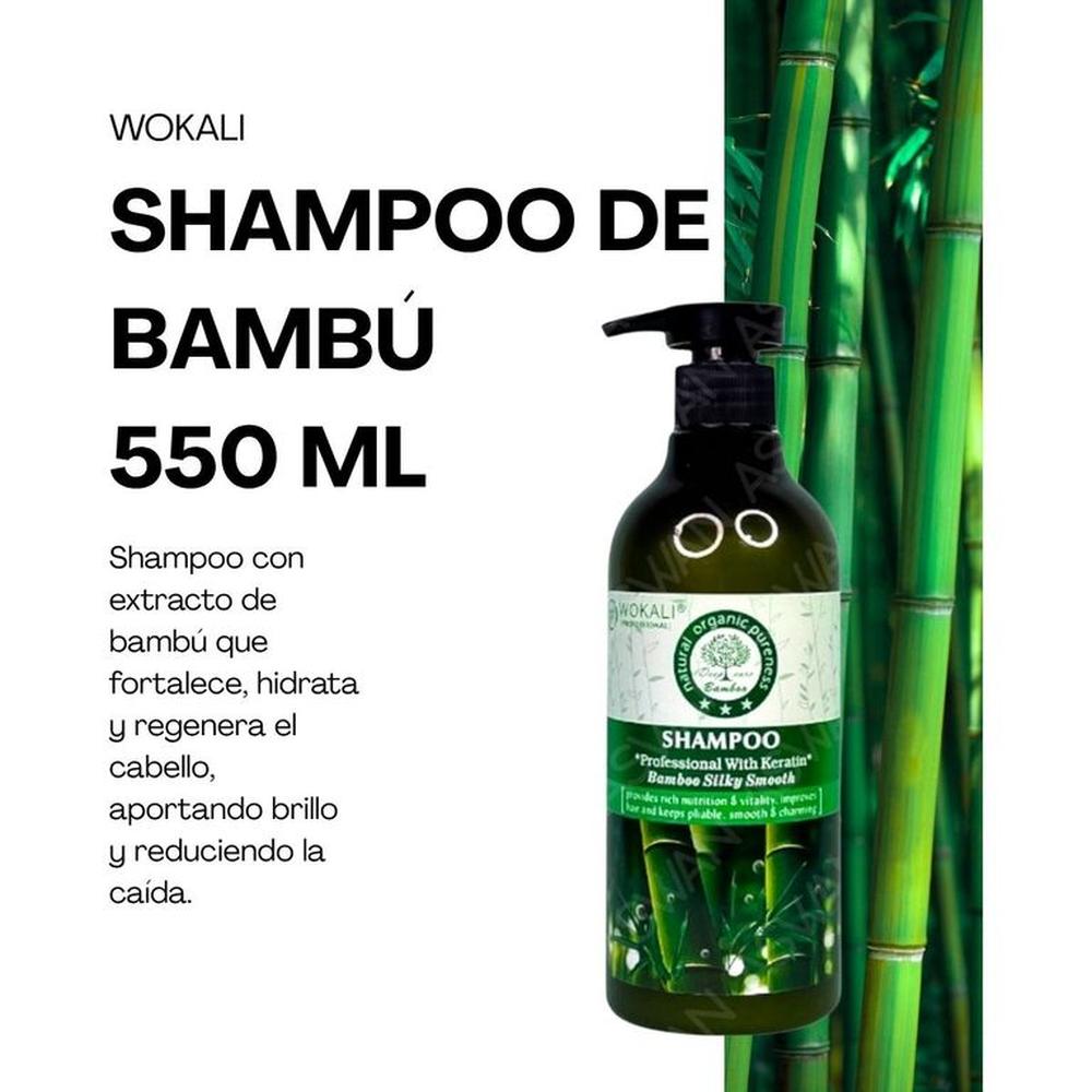 SHAMPOO DE BAMBÚ 550 ML - WOKALI | Oechsle - Oechsle