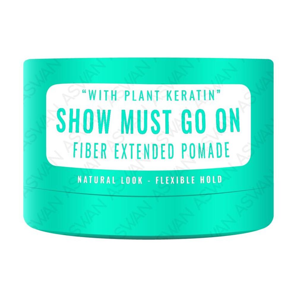 Show Must Go On Fiber Extended Pomade Natural Look - Flexible Hold Cian ...